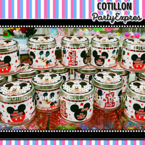LATA REDONDA GRANDE CON TAPA PERSONALIZADA - Cotillón Party Expres
