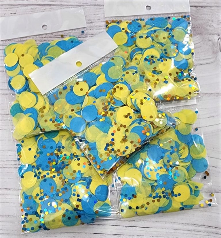 Pack CONFETTI MAGICO Combinado. Varios Colores. - Cotillón Party Expres