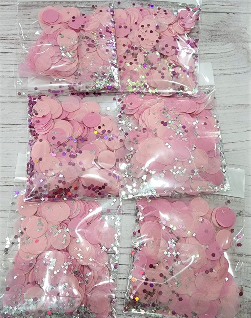 Pack CONFETTI MAGICO Combinado. Varios Colores. - Cotillón Party Expres