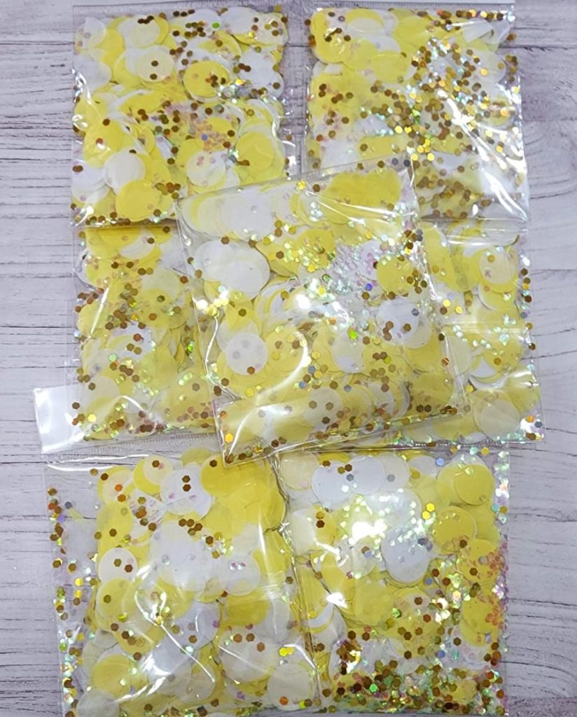 Pack CONFETTI MAGICO Combinado. Varios Colores. - Cotillón Party Expres