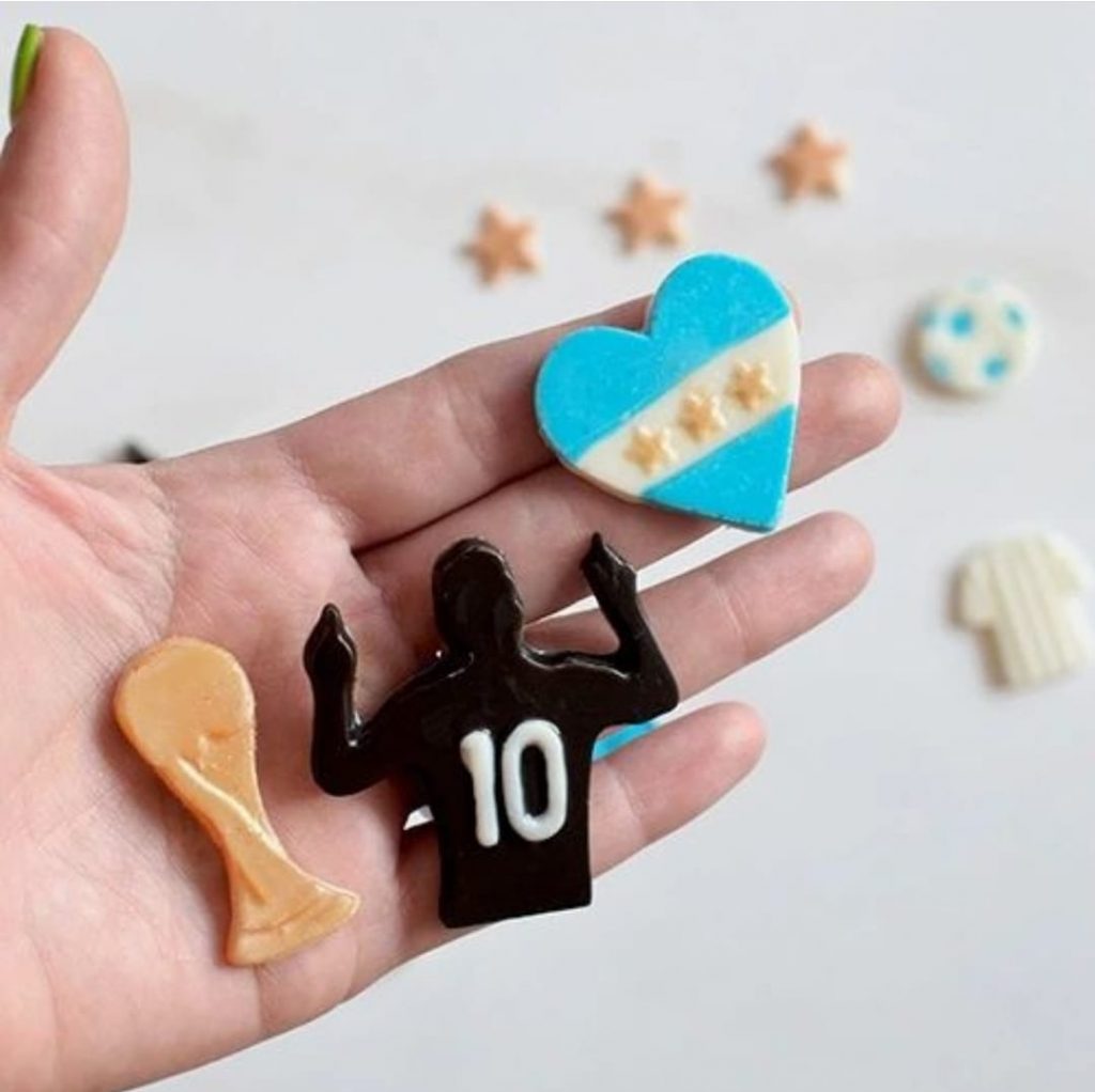 Molde Parpen Doble CANDY ARGENTINA MESSI - Cotillón Party Expres