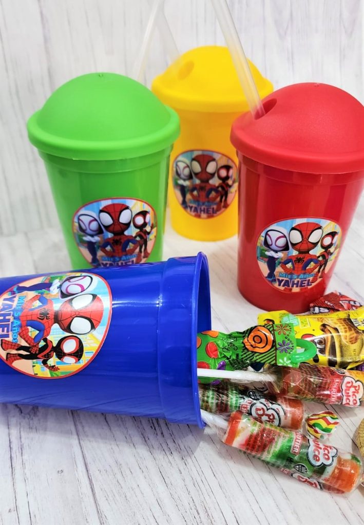 Vaso MilkShake Personalizado Multicolor Fuertes o Pasteles. Resistente ...