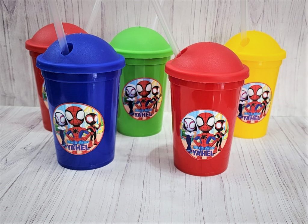 Vaso MilkShake Personalizado Multicolor Fuertes o Pasteles. Resistente ...