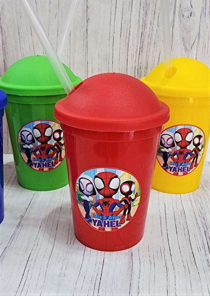 Vaso MilkShake Personalizado Multicolor Fuertes o Pasteles. Resistente ...