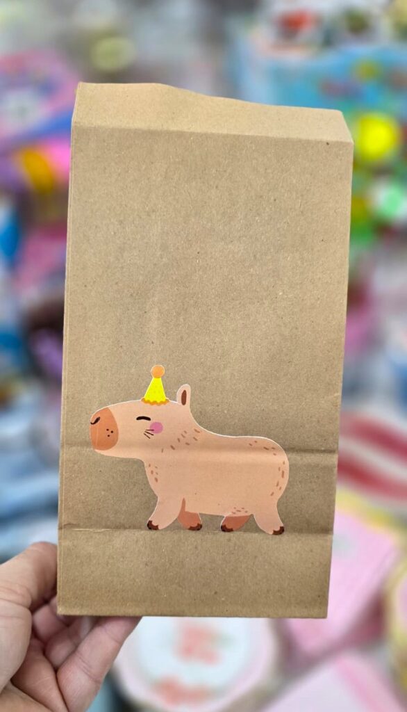 Bolsitas Con Fuelle CAPIBARA/CAPYBARA Kraft x 10 Unidades. Modelos ...